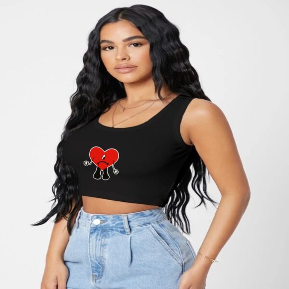 Tops | Bad Bunny Cropped Top Un Verano Sin Ti Crop Top Bad Bunny ...